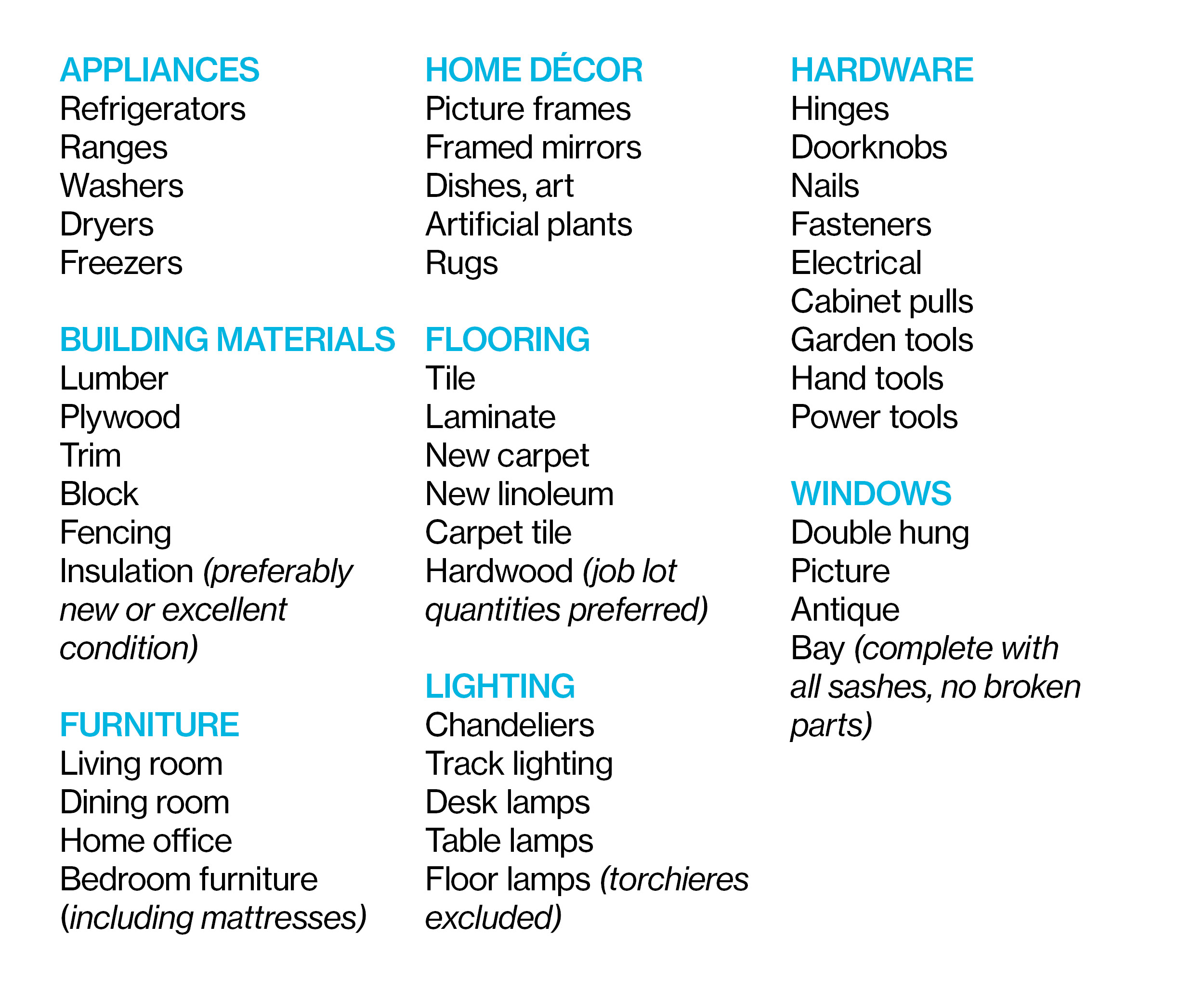 ReStores • Habitat for Humanity of Forsyth County